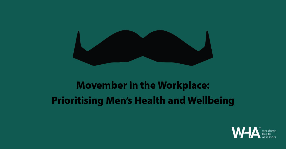 Movember in the workplace, prioritising mens health