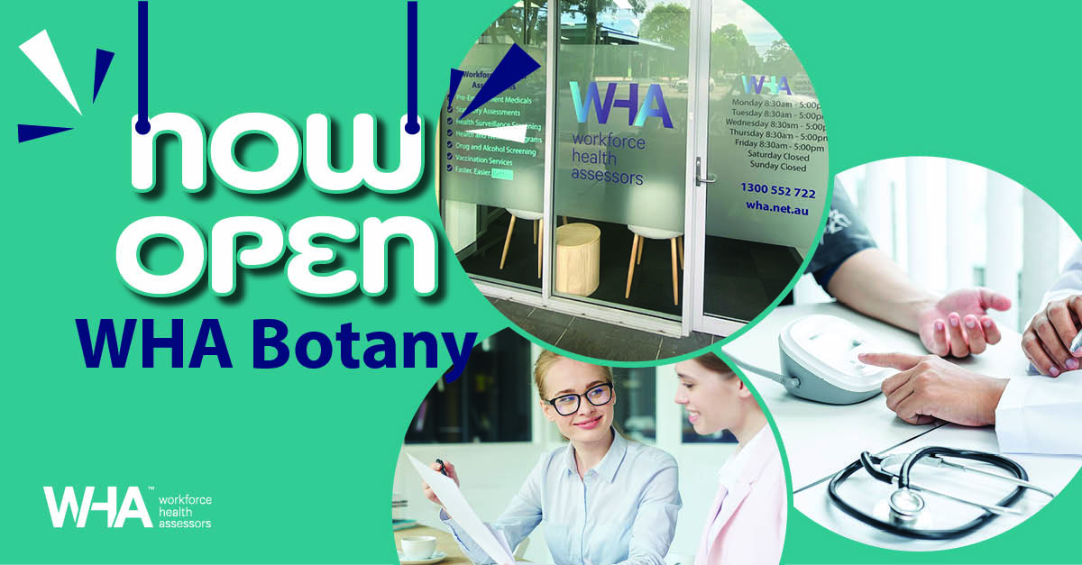 New WHA owned and operated clinic now open in Botany!